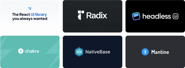 gluestack: React & React Native UI components library for Web & Mobile App
